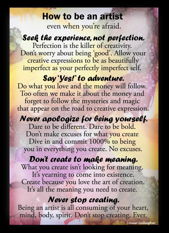 How to be an artist (even when you’re afraid) | Dare Boldly