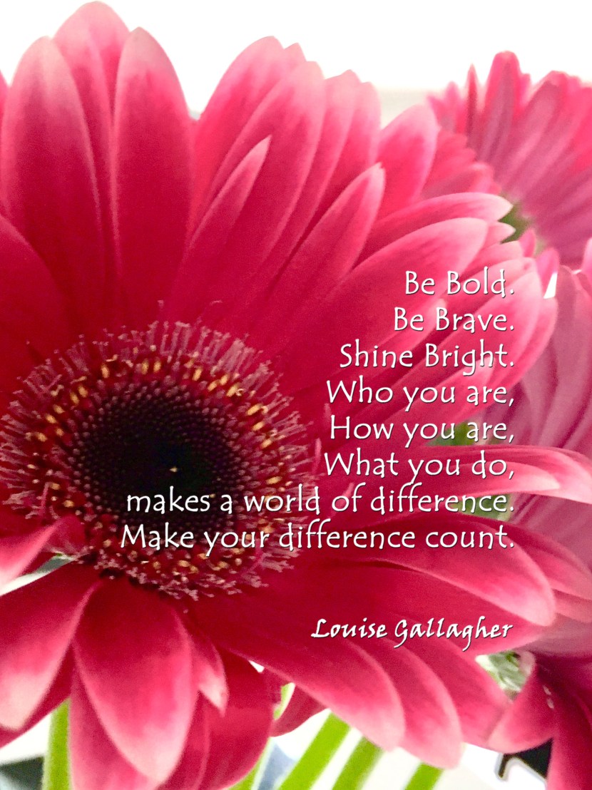 Make your difference count. | Dare Boldly