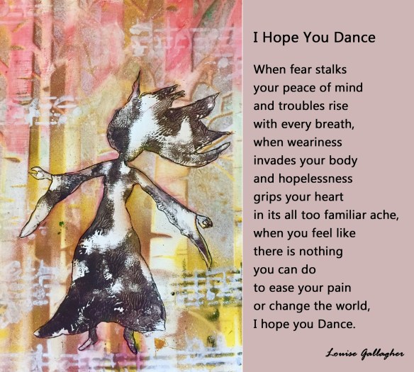 When fear beckons. Dance. | Dare Boldly